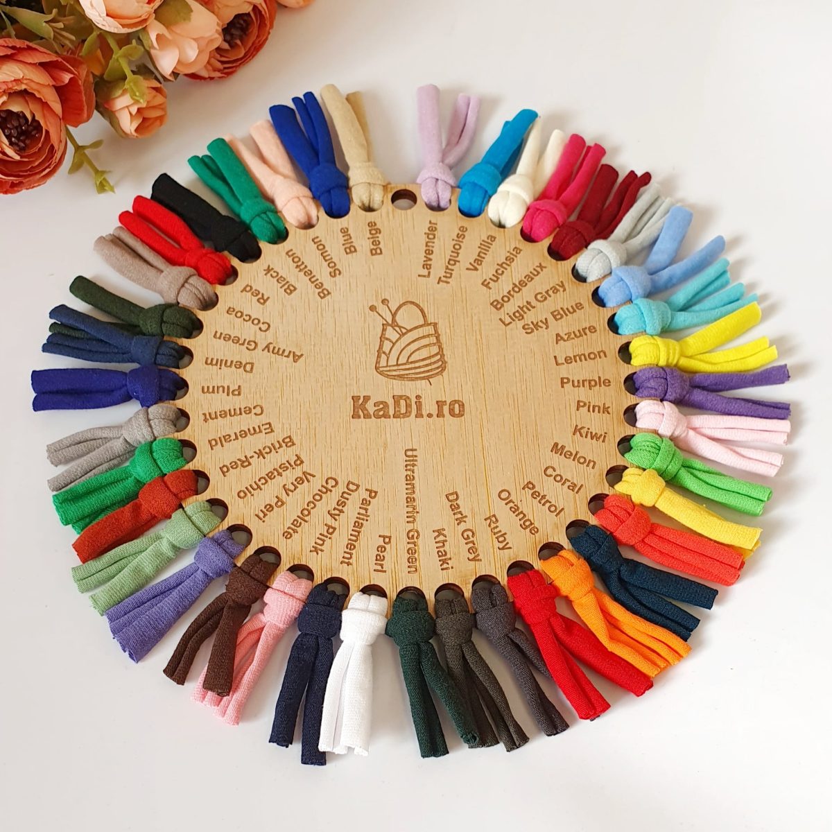 KaDi — Paletar culori benzi textile de croșetat KaDi